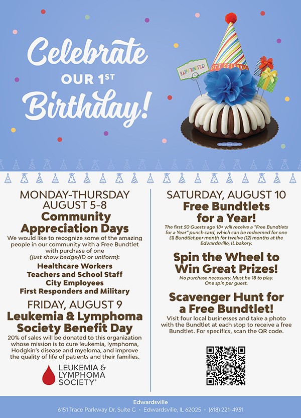 Edwardsville Bakery & Cake Shop | Weddings & Birthdays - Nothing Bundt ...
